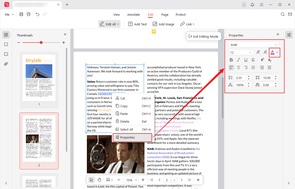 Trusted Guide on How to Change Text Color in PDF [4 Ways]