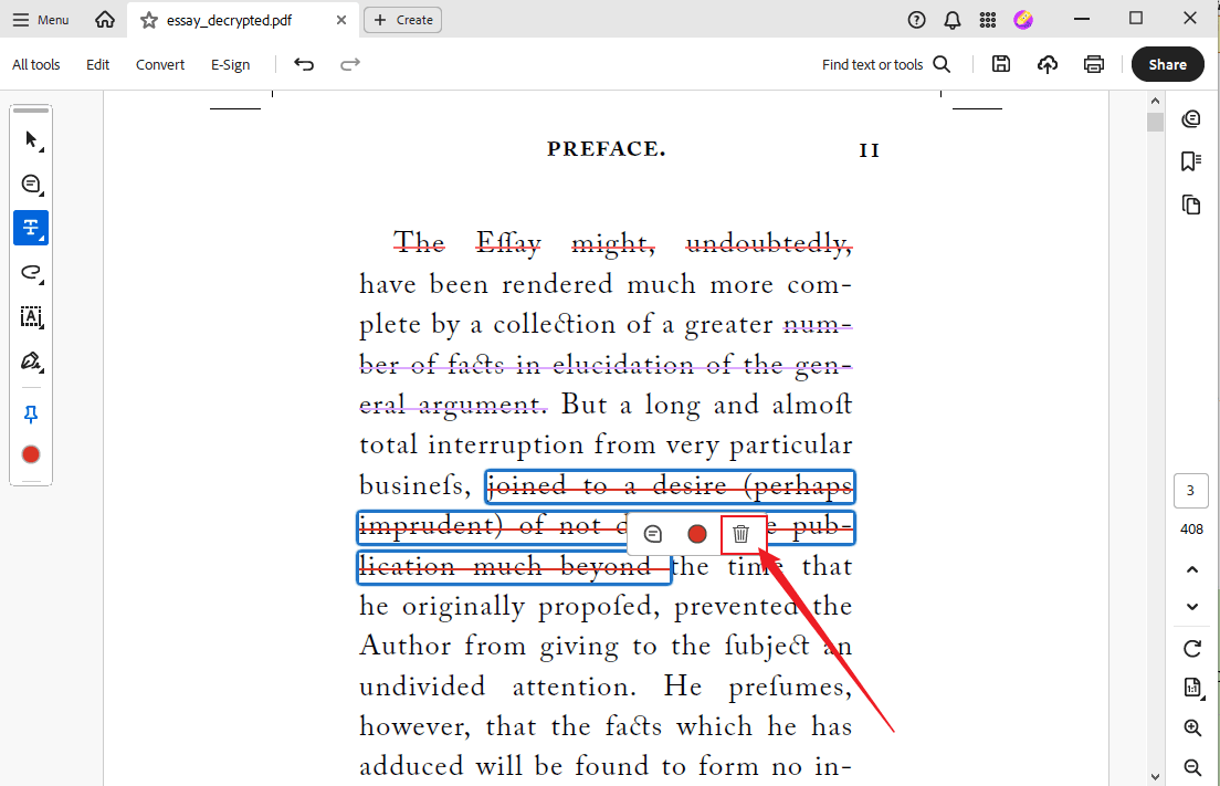 Guide on How to Strikethrough in PDF [5 Targeted Ways]